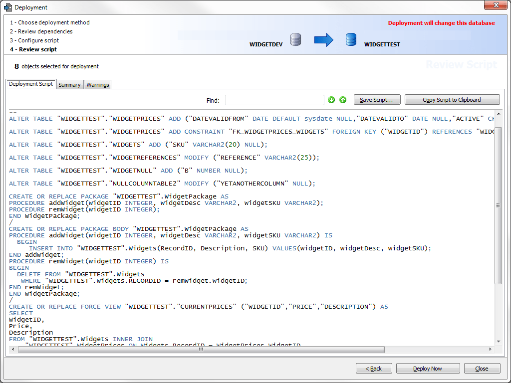 Schema Compare For Oracle Diff And Synchronize Oracle Schemas 4648