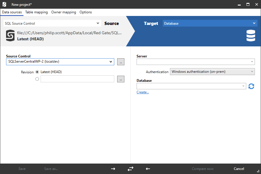 Sql Source Control Link Database To Tfs Svn Git Mercurial