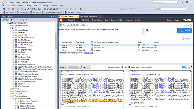 Sql Source Control Link Database To Tfs Svn Git Mercurial 6305