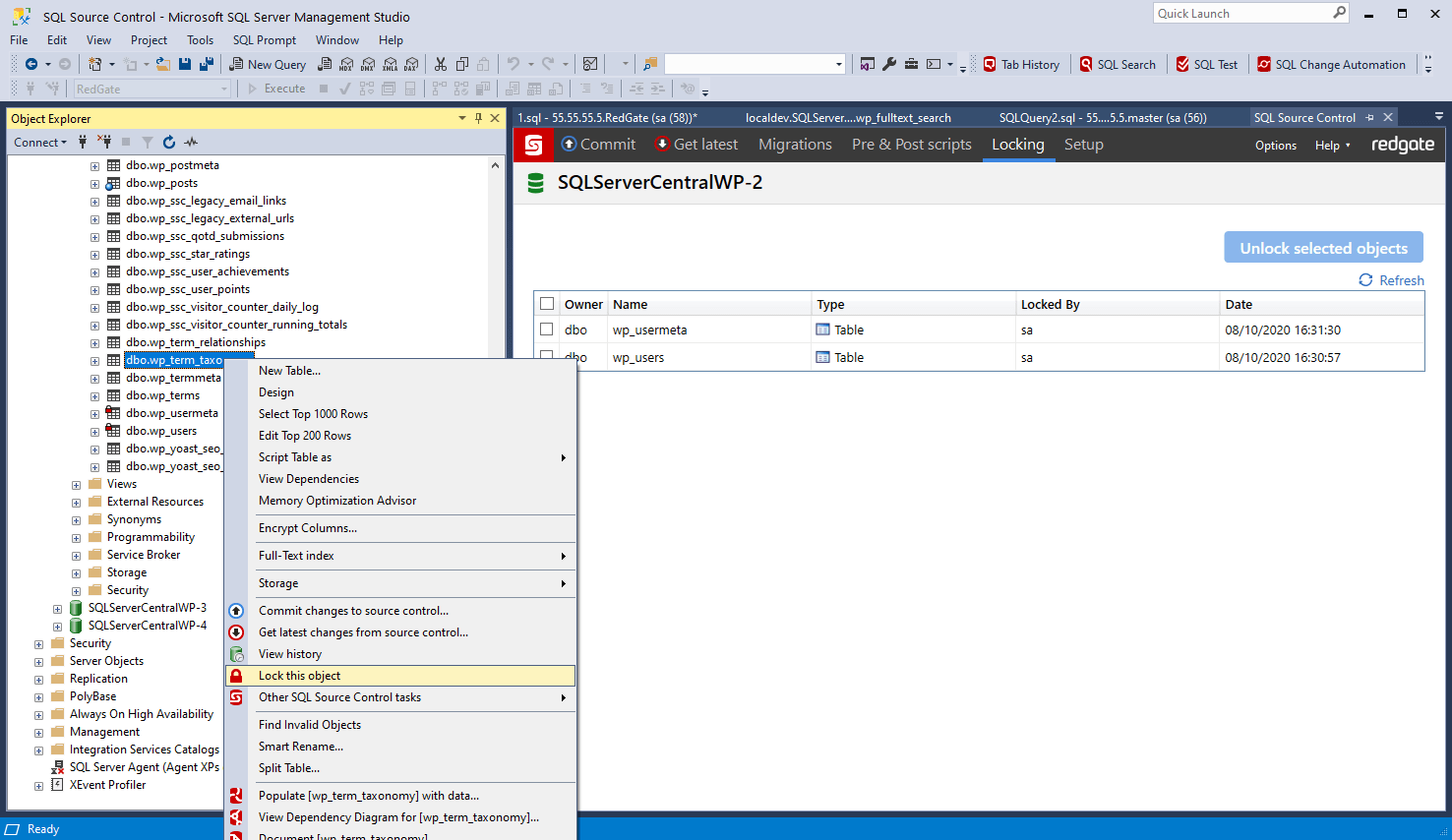 Sql Source Control Link Database To Tfs Svn Git Mercurial 5499
