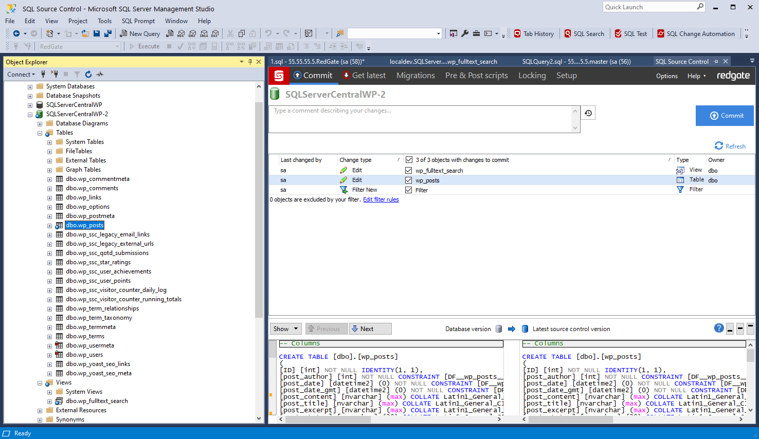Sql Source Control Link Database To Tfs Svn Git Mercurial 7500